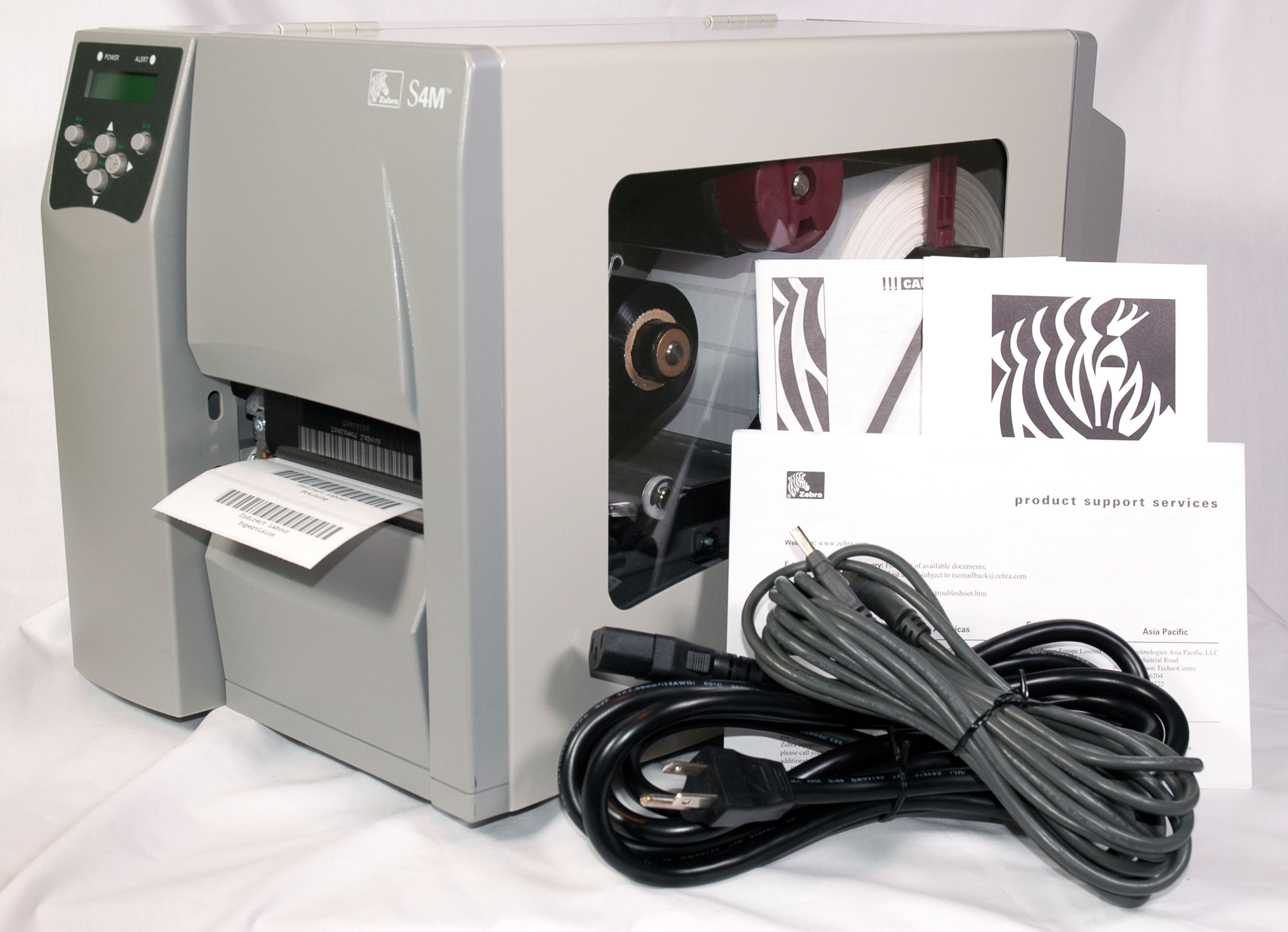 Zebra S4M打印机,Zebra S4M斑马条码打印机-广州合薪信息科技有限公司